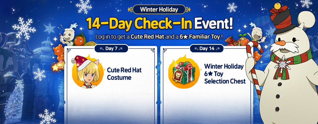 ninokuni on Twitter: "Soul Divers, the Winter Holiday 14-Day Check-in Event is here! Log in ...