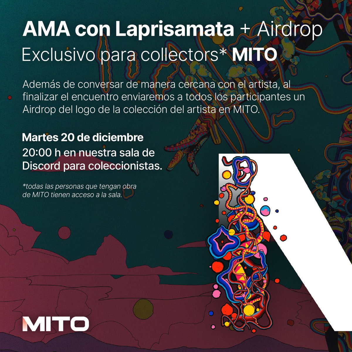 MITO on Twitter: "Súmate a nuestra sala de collectors y participa del AMA con @Laprisamata1 ...