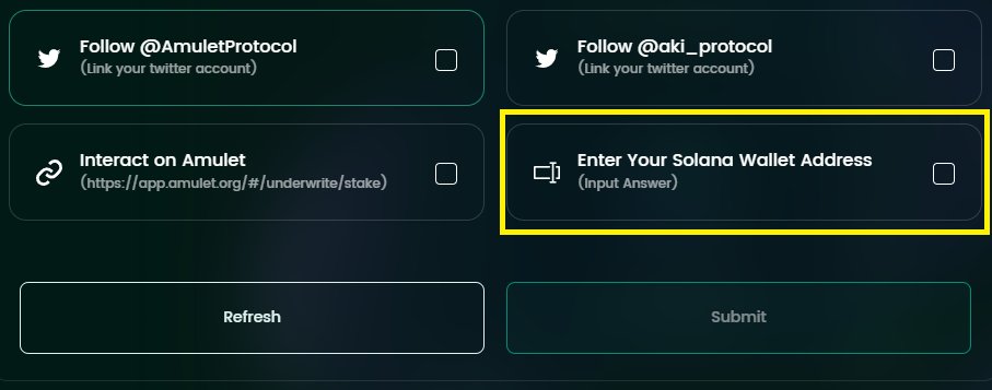 Special NFT from Amulet Protocol x Aki 🎅🏻 @AmuletProtocol is a ...