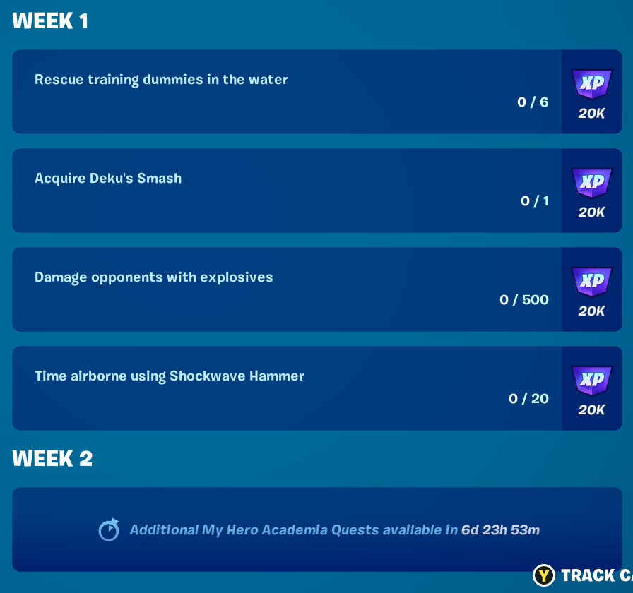 Fortnite News ⏰ On Twitter Fortnite My Hero Academia Quests Are Now