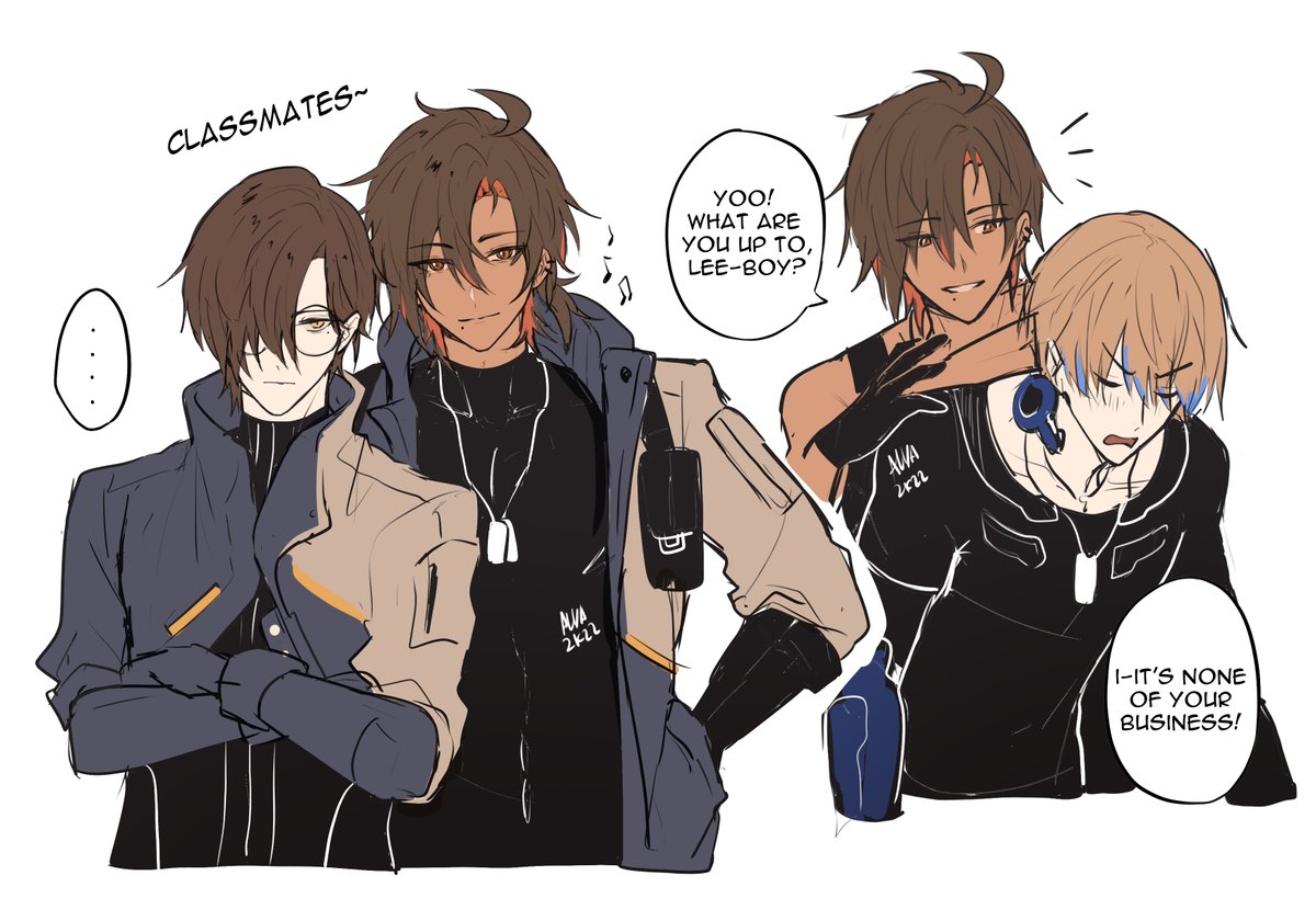 「maleskk, simon & lee 」|alvaの漫画