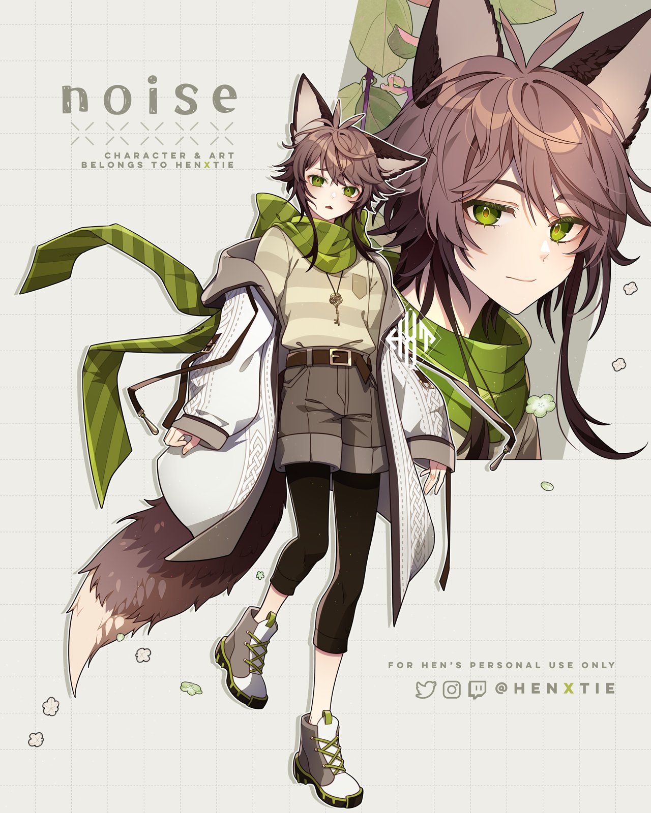 Anime Fox Boy And Girl