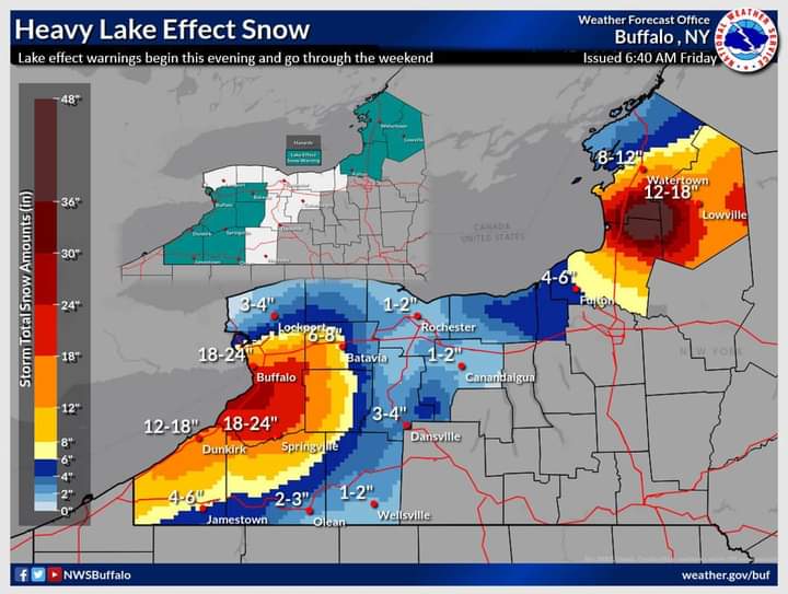 Josh on Twitter: "Another lake effect snow event on the away for parts ...