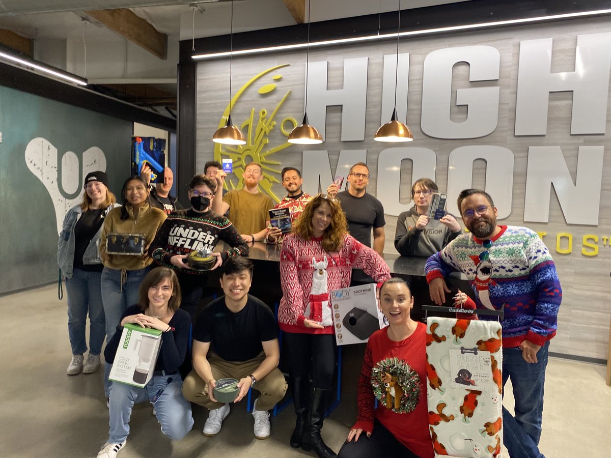 High Moon Studios on Twitter: "Always a fun time getting together and celebrating the holidays ...
