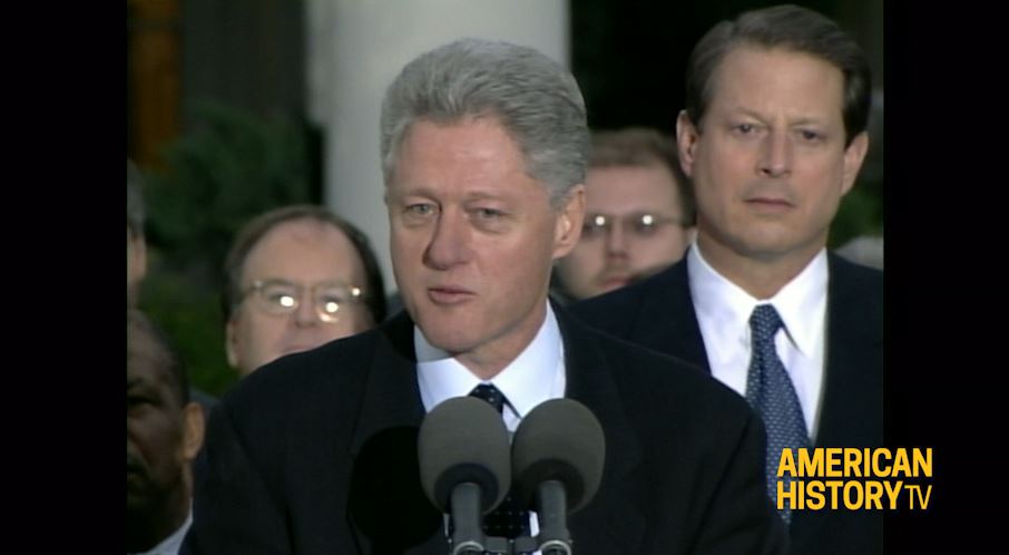 American History TV on Twitter: "#OnThisDay Former President Bill ...