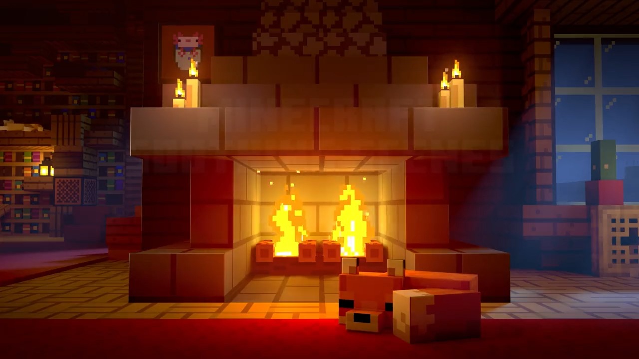 Minecraft Fireplace
