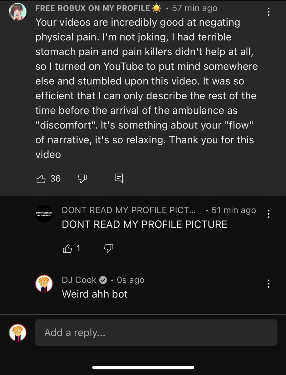 DJ Cook on Twitter: "Youtube bots are evolving"