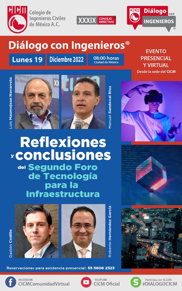 @CICMoficial on Twitter: ""REFLEXIONES Y CONCLUSIONES DEL SEGUNDO FORO DE TECNOLOGÍA PARA LA ...