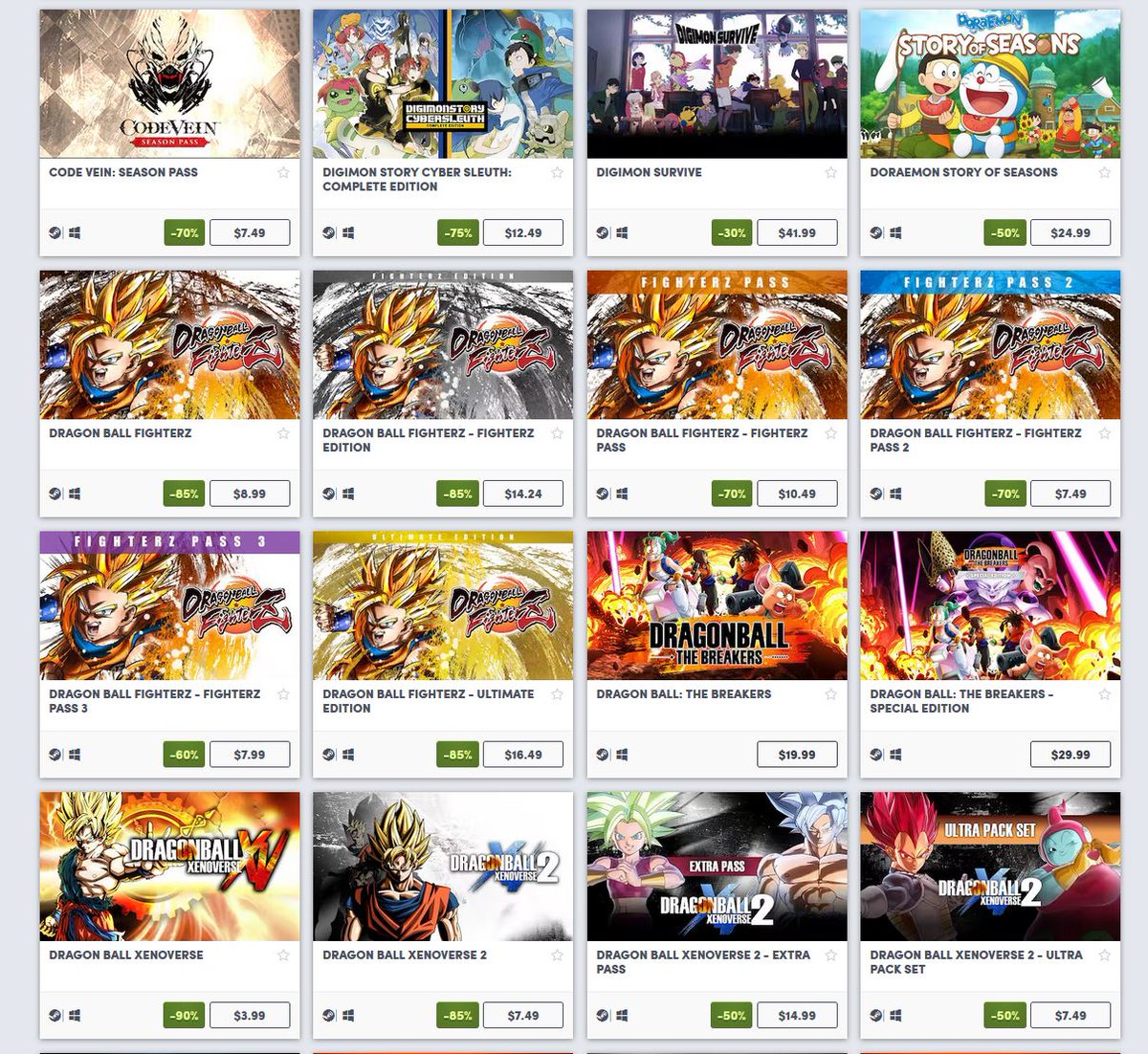 Pcdd Bandai Namco Einter Sale Via Humble Bundle 6n9hvzr0bg Cheap Ass Gamer