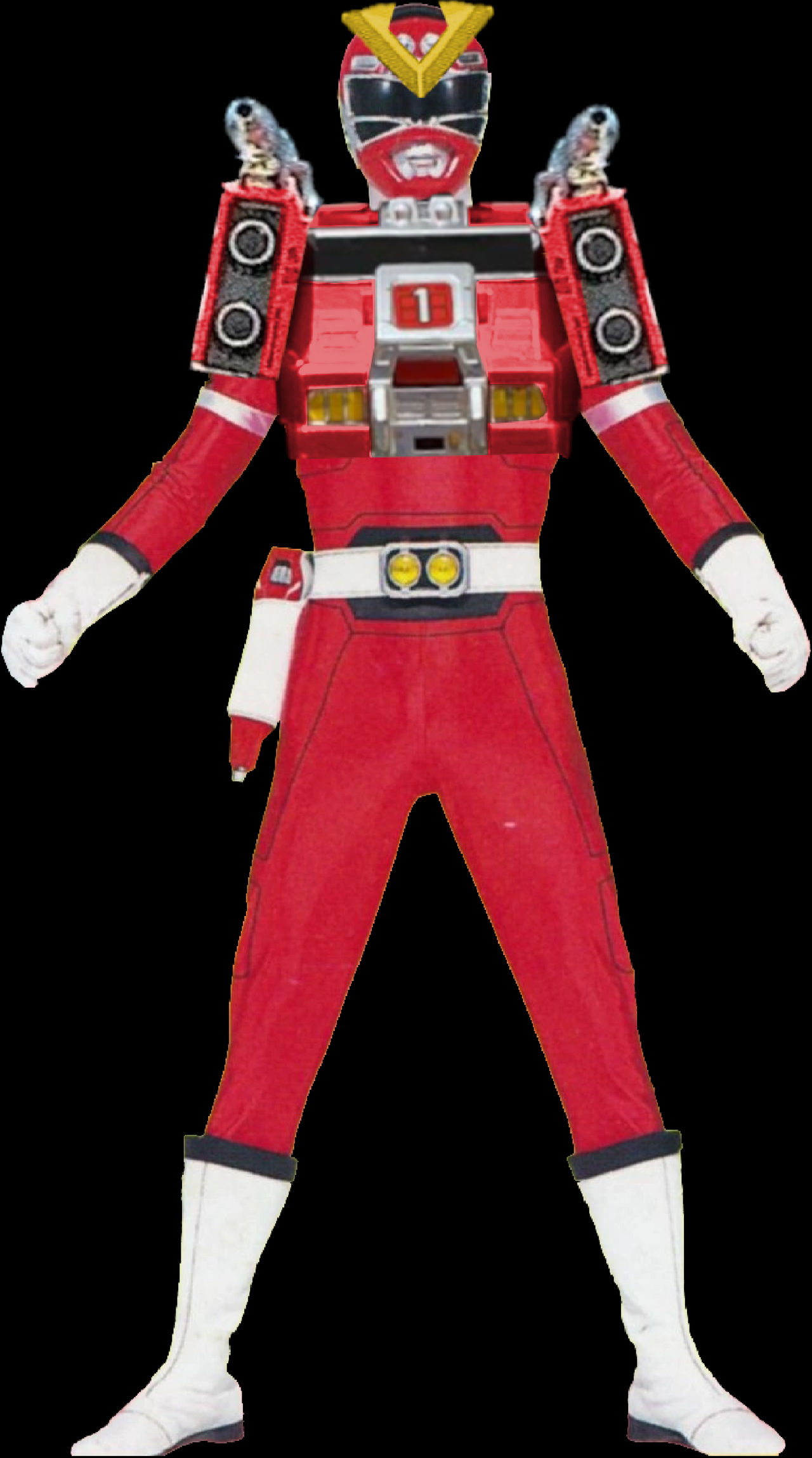 Power Rangers Megaforce Red Ranger Battlizer