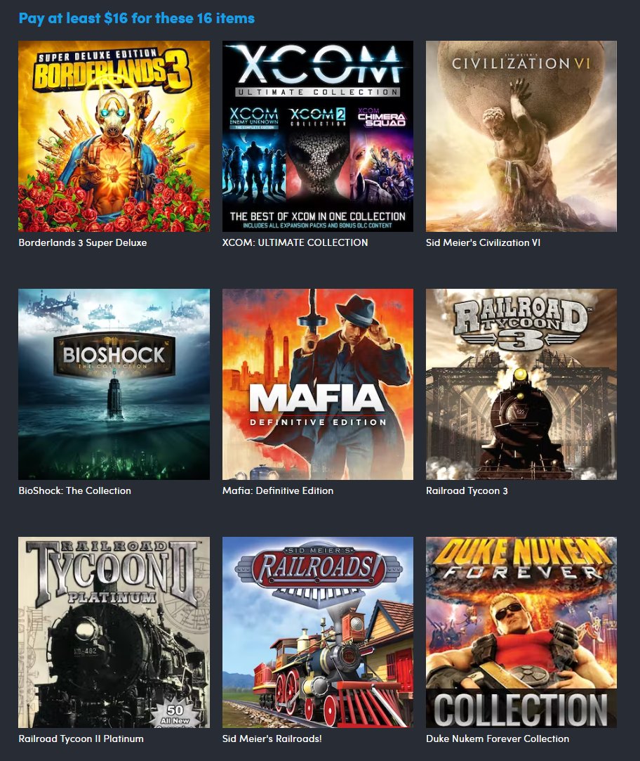 Wario64 on Twitter: "Last day to get Humble Games Bundle: 2K Megahits http://bit.ly/3hicyVf #ad"