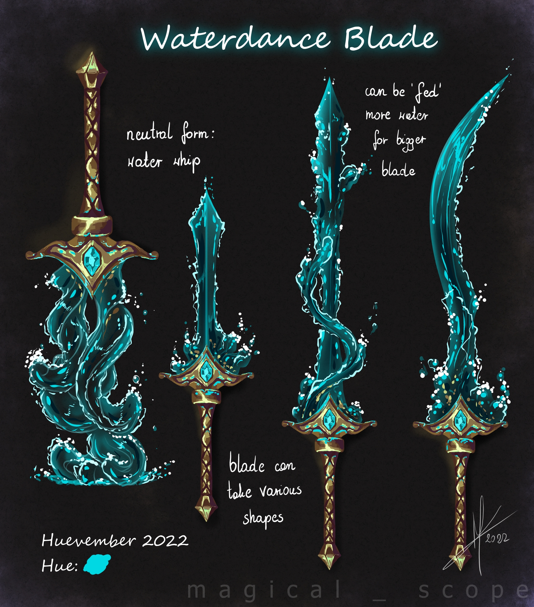 Fantasy Water Weapons