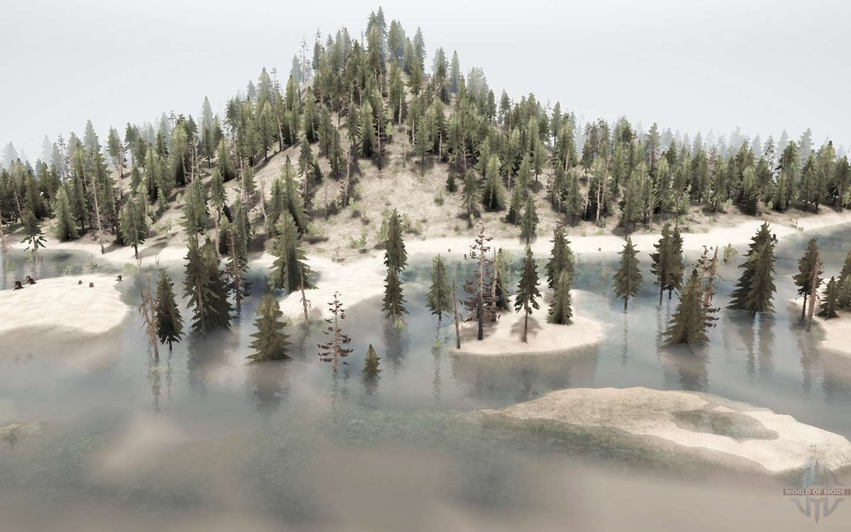 WorldOfMods.com on Twitter: "Заросшие холмы для Spintires MudRunner https://worldofmods.ru ...