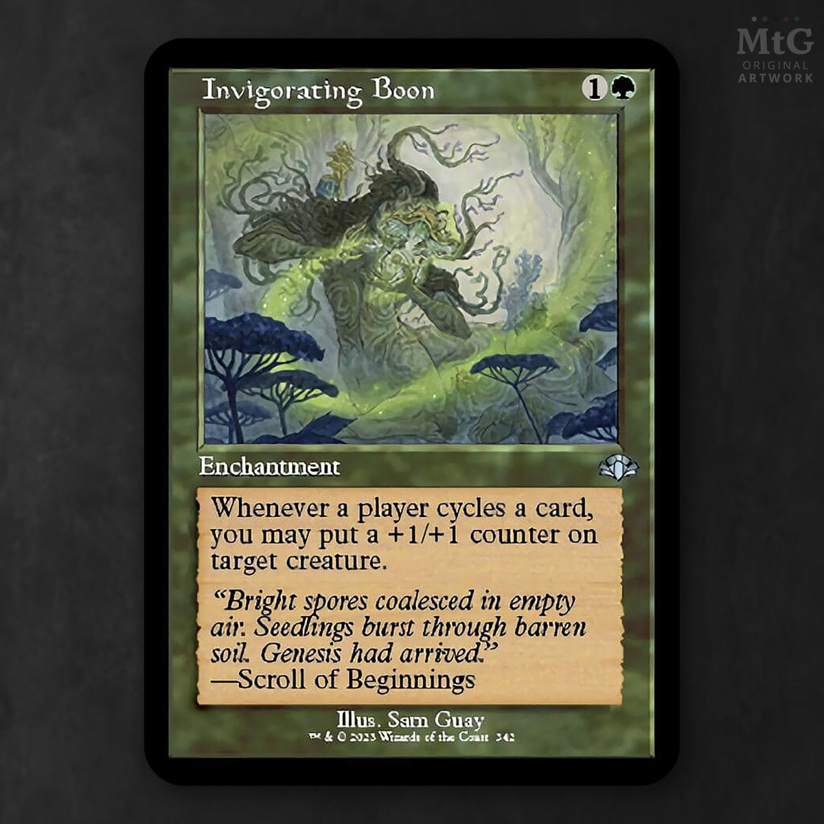MtG Original Artwork on Twitter: "Invigorating Boon - Sam Guay (@SamGuayArt) Sold via MtG Art ...