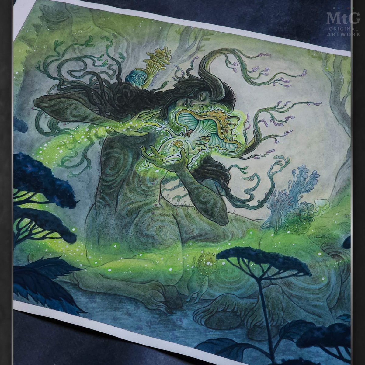 MtG Original Artwork on Twitter: "Invigorating Boon - Sam Guay (@SamGuayArt) Sold via MtG Art ...