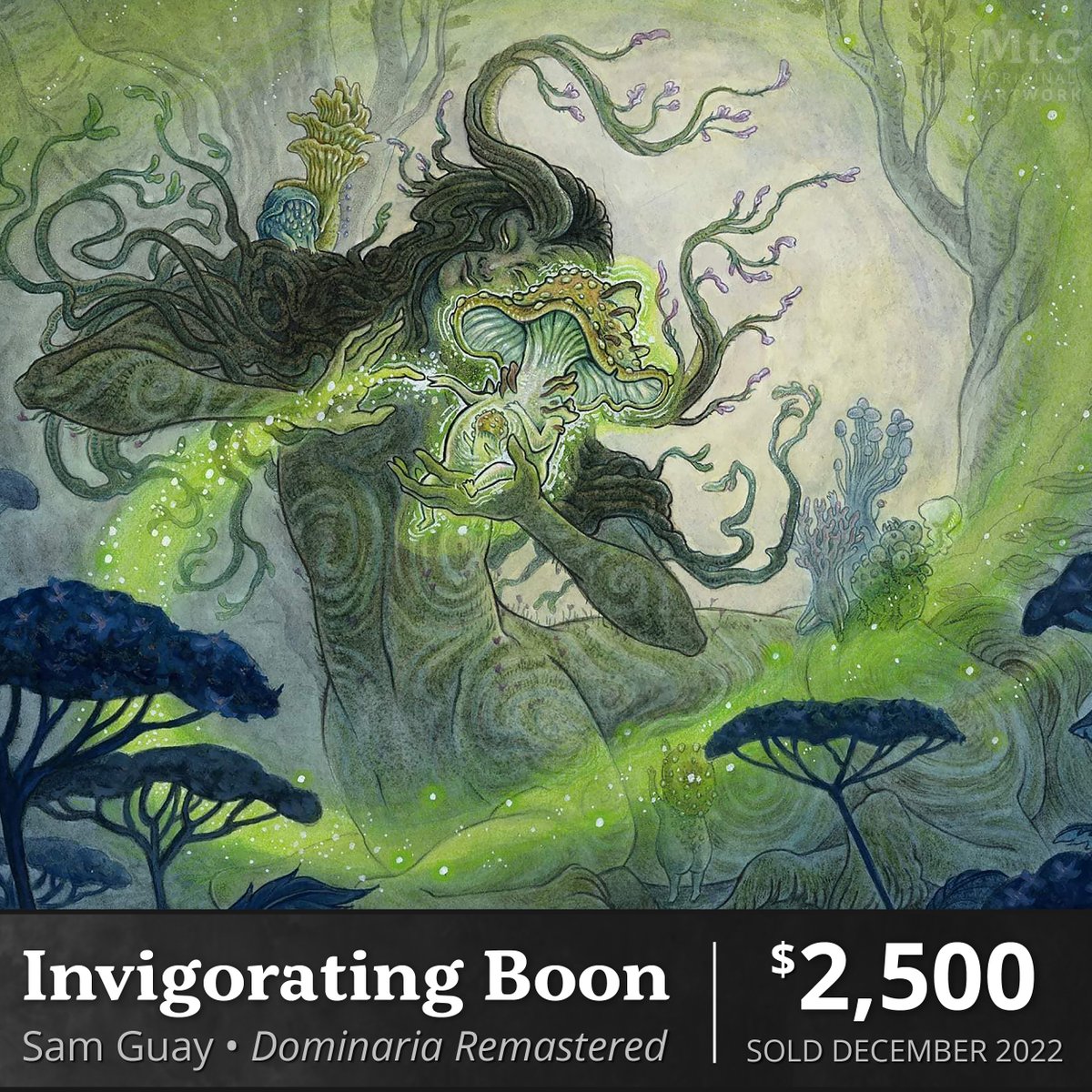 MtG Original Artwork on Twitter: "Invigorating Boon - Sam Guay (@SamGuayArt) Sold via MtG Art ...