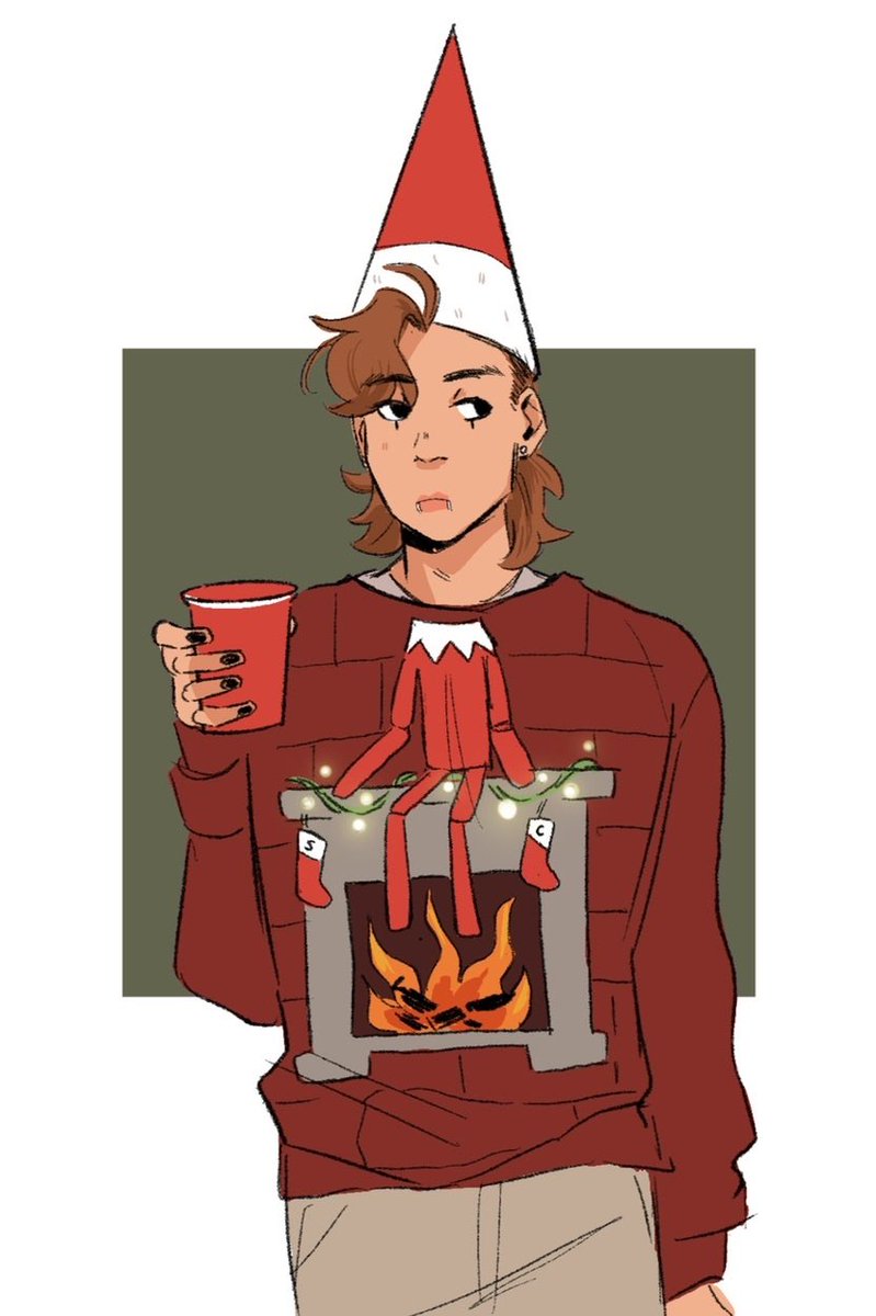 「elf on a shelf (emo vers.) 」|spring ☆のイラスト