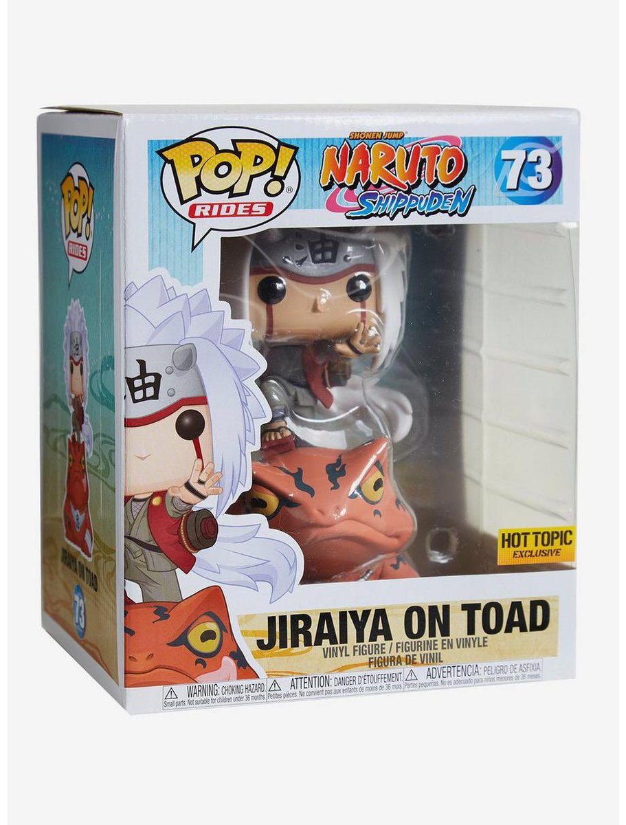 Funko POP News ! on Twitter: "Restock ~ Jiraiya on Toad ~ exclusive to Hot Topic ~ Linky ~ https ...