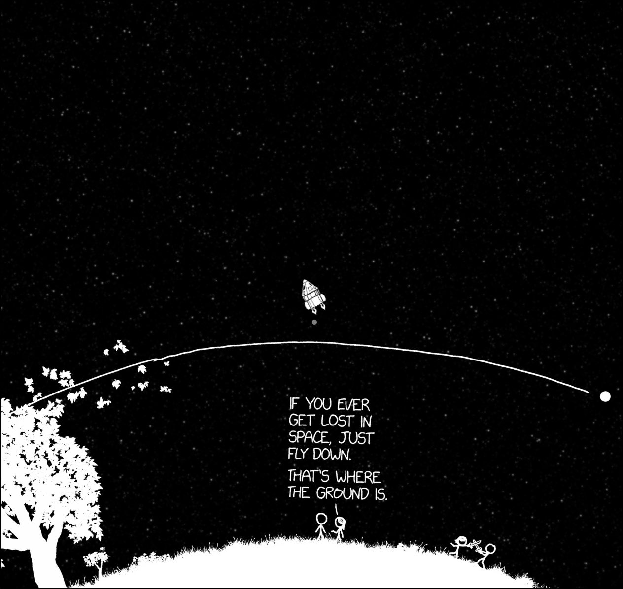 Randall Munroe on Twitter: "Gravity https://t.co/ZX4DtNML0l Today’s comic is interactive! Click ...