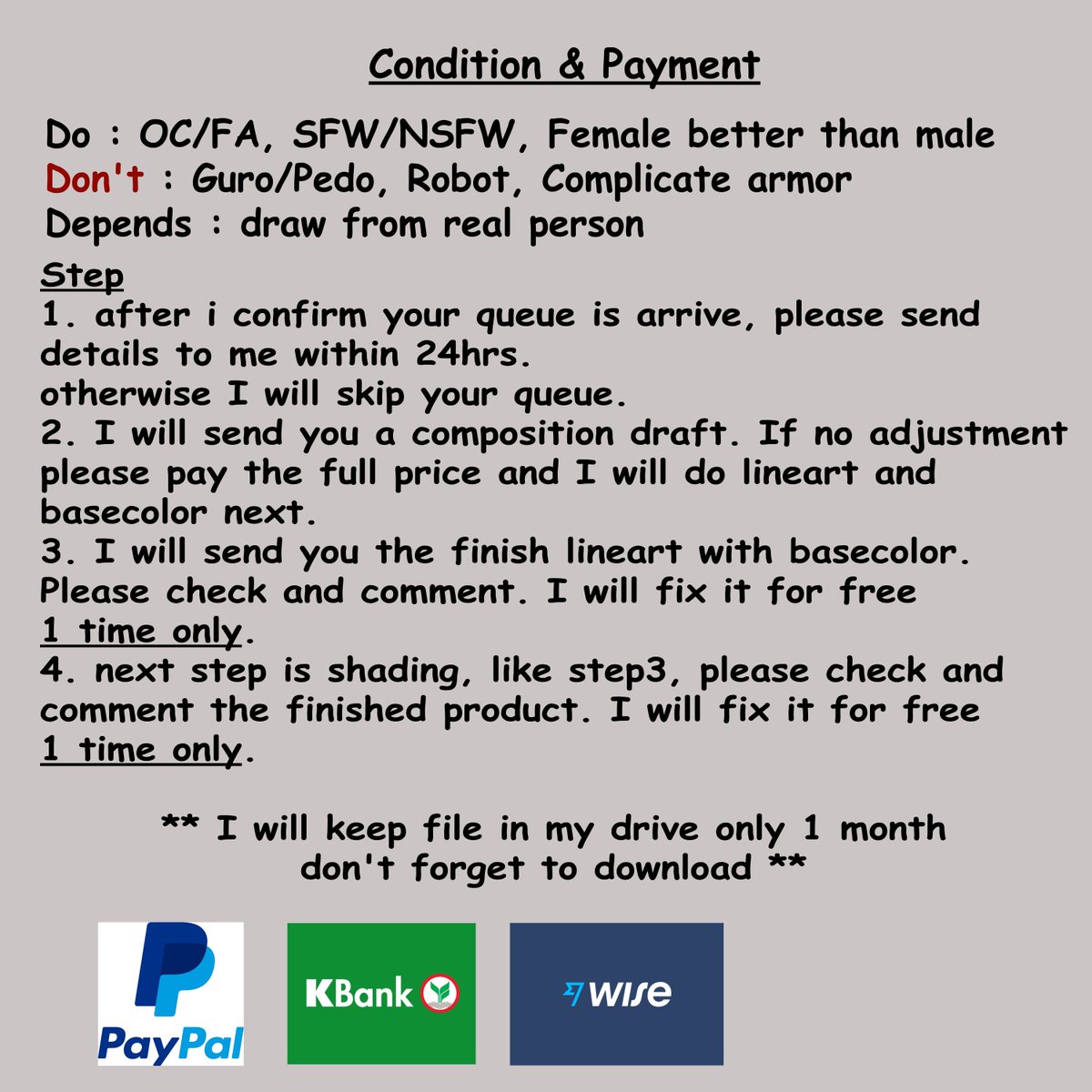 Kawanmushi 🔞🎨 = COMMISSION OPEN = on Twitter: "My commission price sheet for 2023 #commissionsopen"