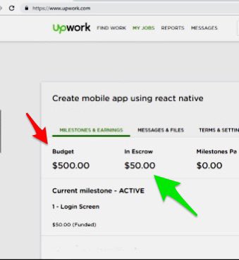 Let’s talk about the escrow money in UPWORK contract (READ and LEARN so ...