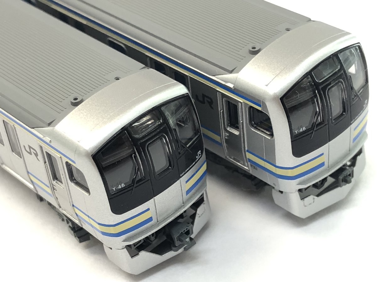 鉄道模型 すけるとん on Twitter: "#KATO ・E217系 基本+増結 8両セットです。 E217系は、113系と連結ができる装置を載せた車両があり、併結運転をする構想がありまし ...