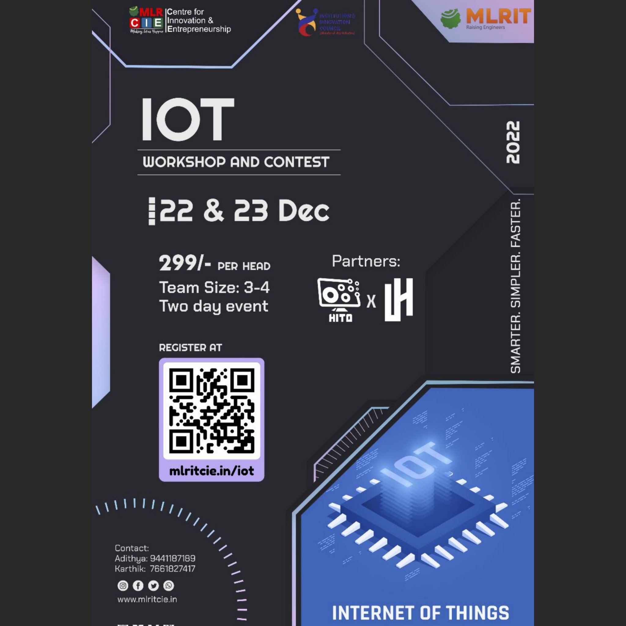 MLRIT CIE on Twitter: "Hola freshmen, whether you are interested in IoT, or want to gain better ...