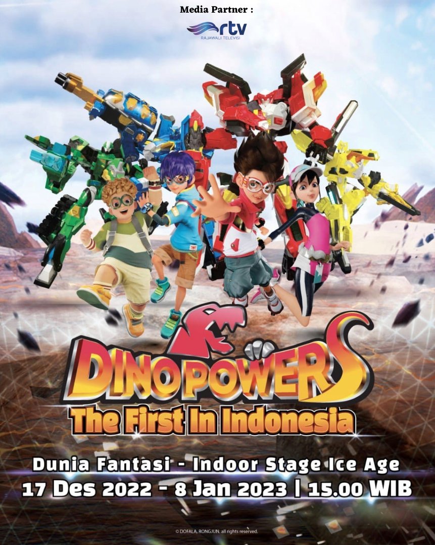 RTV on Twitter: "Mau liat aksi pertunjukan Dino Powers? Hadir pertama kali di Indonesia ...