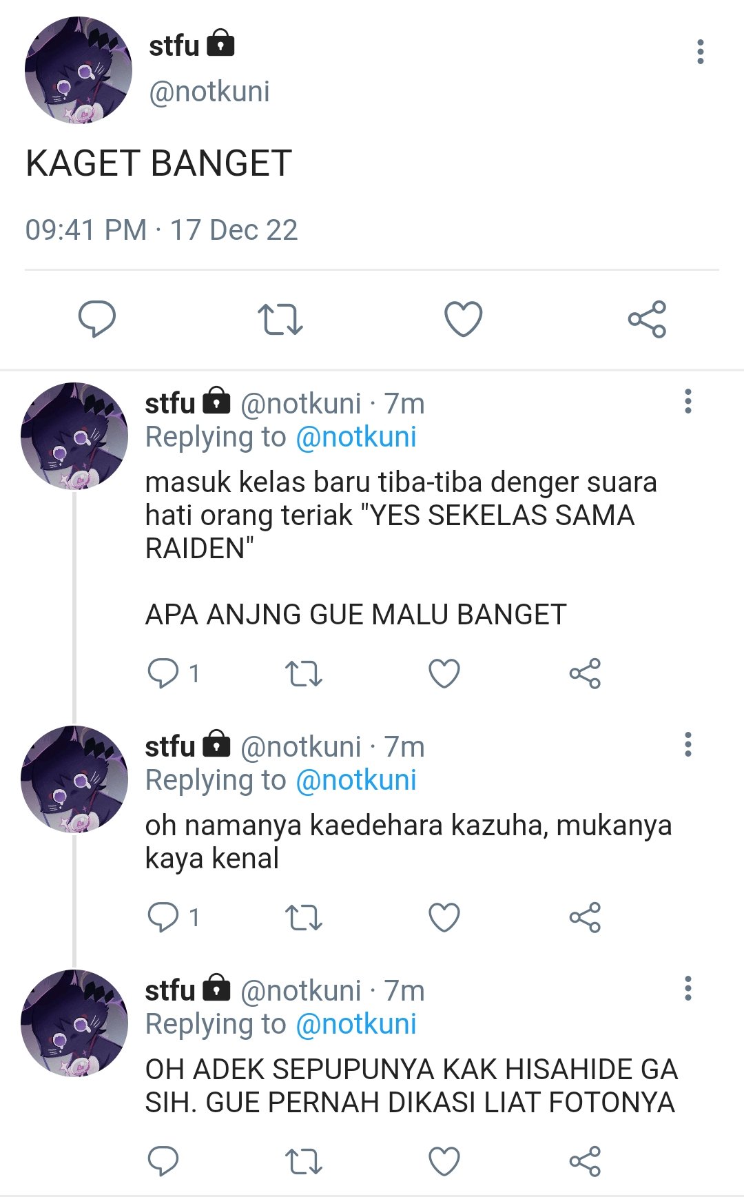 EVENT FANFIC BACK TO SCHOOL 📌 on Twitter: "au! cw bxb kazuscara kazuha x scara , slight nsfw ...