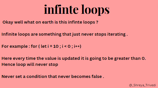 Thread to understand "LOOPS IN JAVSCRIPT " in detail 👇 - Thread from ...