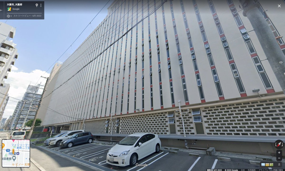 C101(土)西ね15a‹ ›宇野草壁 on Twitter: "西長堀アパート(1958)をはじめて知ったけど壁面デザインが斬新すぎる Wikipedia https://ja ...