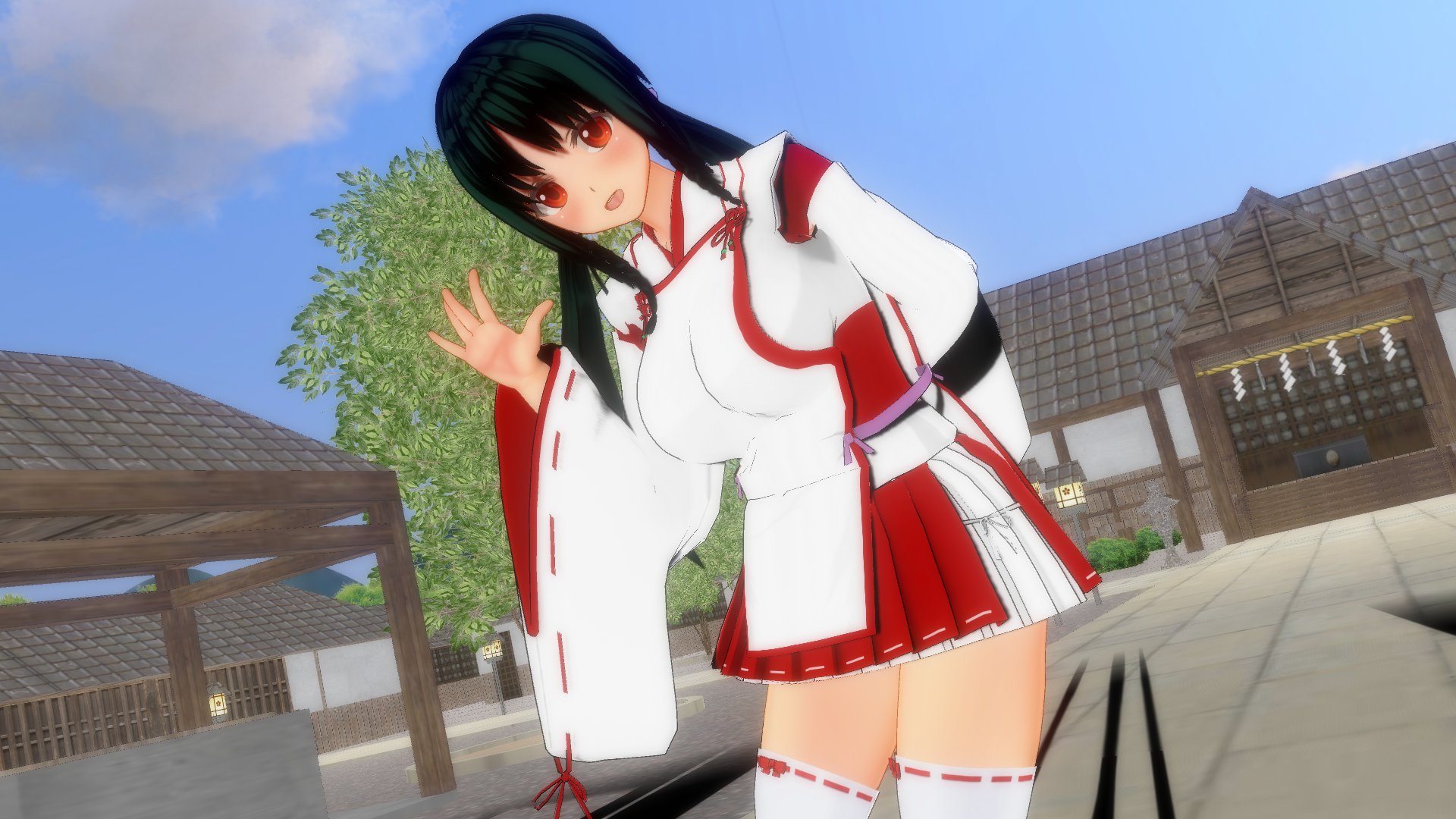 珍スコウ＠（残業祭でリプへの反応鈍い） on Twitter: "やぁ、おはよう( ノﾟДﾟ) お題「巫女」 昨日は生放送お疲れ様でした\( 'ω')／！ #COM3D2 #カスタムオーダー ...