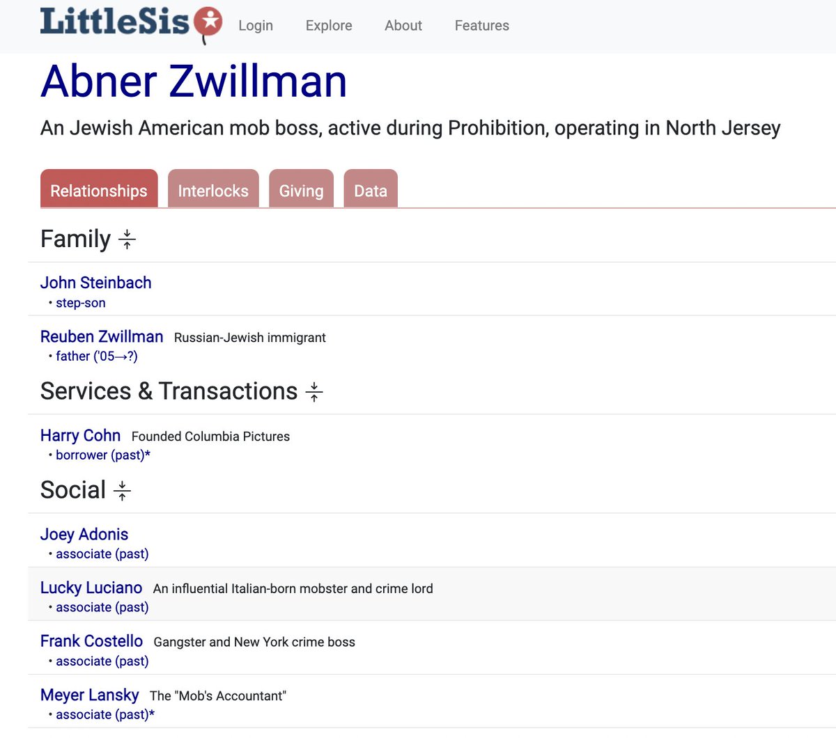 @DavidManOnFire Lansky is believed to have advised and aided Chicago ...