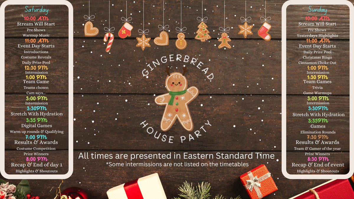 Staying Hydrated 🐝 on Twitter: "We are still live for the Gingerbread ...