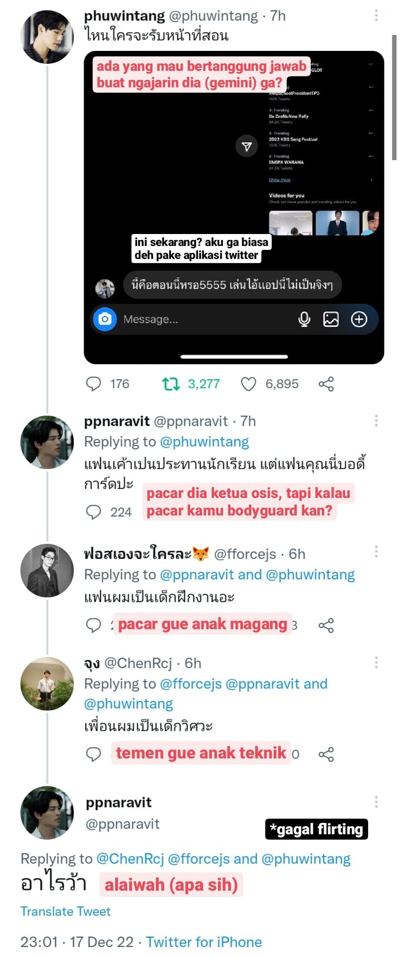 MEW BDAY PROJECT📌 on Twitter: "ftd! episode adek gemini ga ngerti main twitter, yang heboh ...