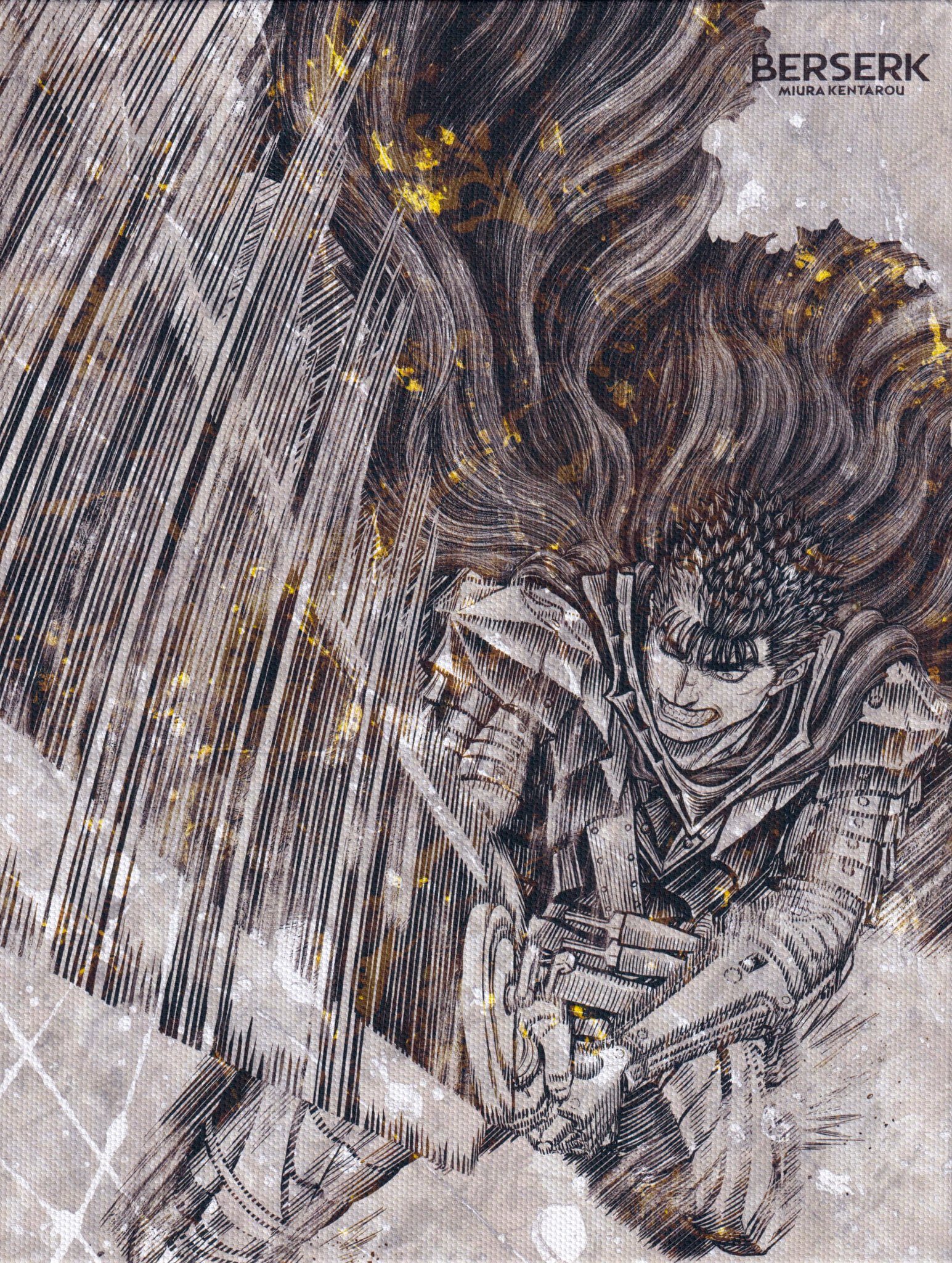 Kentaro Miura Art ⚔ on Twitter: "Volume 41 Special edition canvas https ...