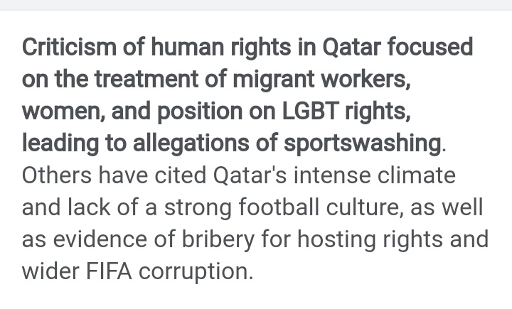THIS WORLD CUP WAS RIGGED FROM START TO END. 1. IN 2010 qatar won the ...