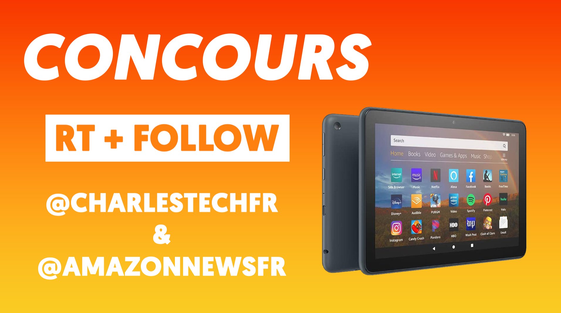 Charles Tech on Twitter: "🎁 #CONCOURS - Une tablette, c'est toujours pratique pour regarder un ...