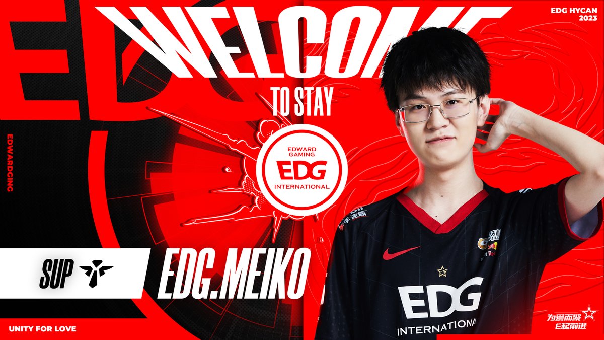 DWGKIAファンボ🐯 on Twitter: "RT @EDG_Edward: We are very happy to announce that Meiko, the support ...
