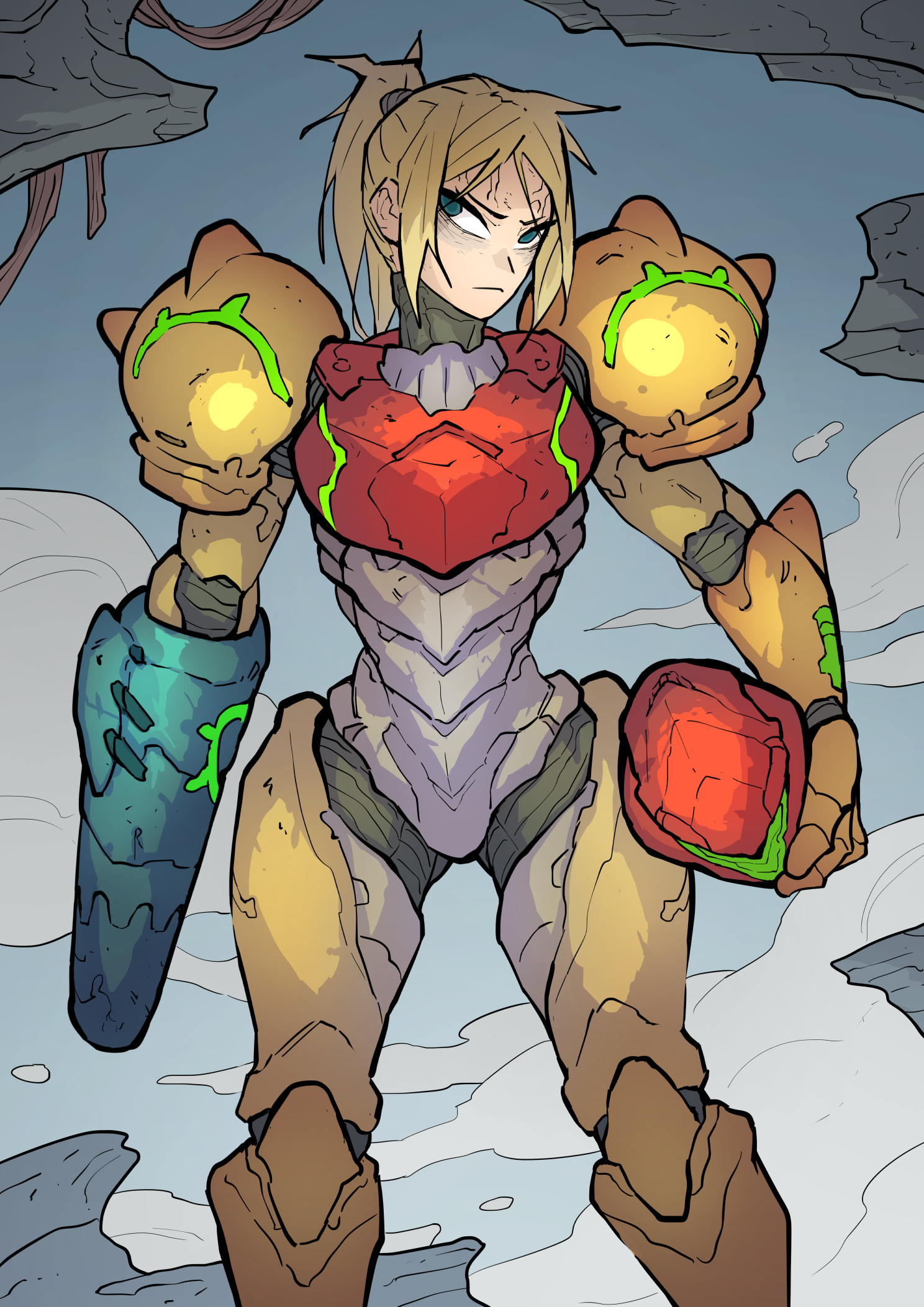 Taojinn on Twitter: "Fanart Month - Day 16 - Samus Aran from Metroid Get this to 10k and I'll ...