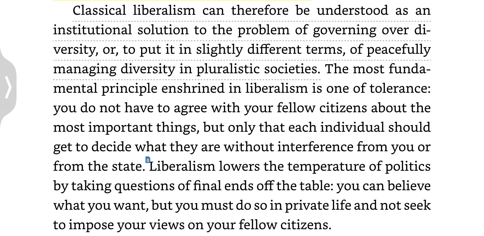 Classical Liberalism Definition
