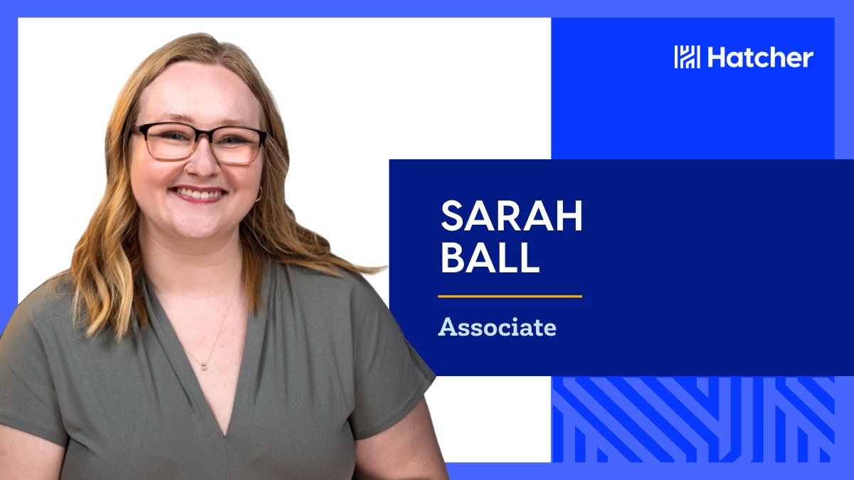 the hatcher group on Twitter: "Say hello to our newest team member, Sarah! #Hatchtag #NewHire"