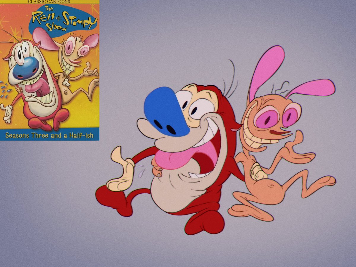 Gifti Giffi 🎄 (Jacob) on Twitter: "Redrew that one piece of Ren & Stimpy cover art just 'cause ...
