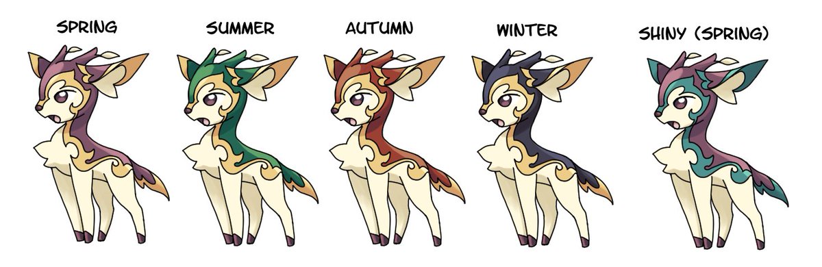 Deerling Evolution Chart