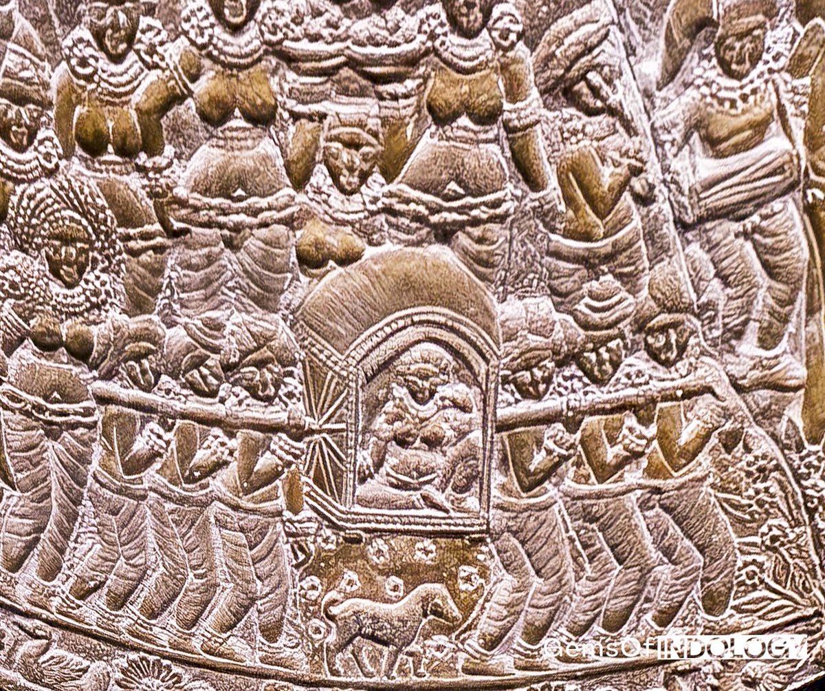 'Hindu Marriage' carved on a Turtle shell c.200 bce, Chandraketugarh, W ...