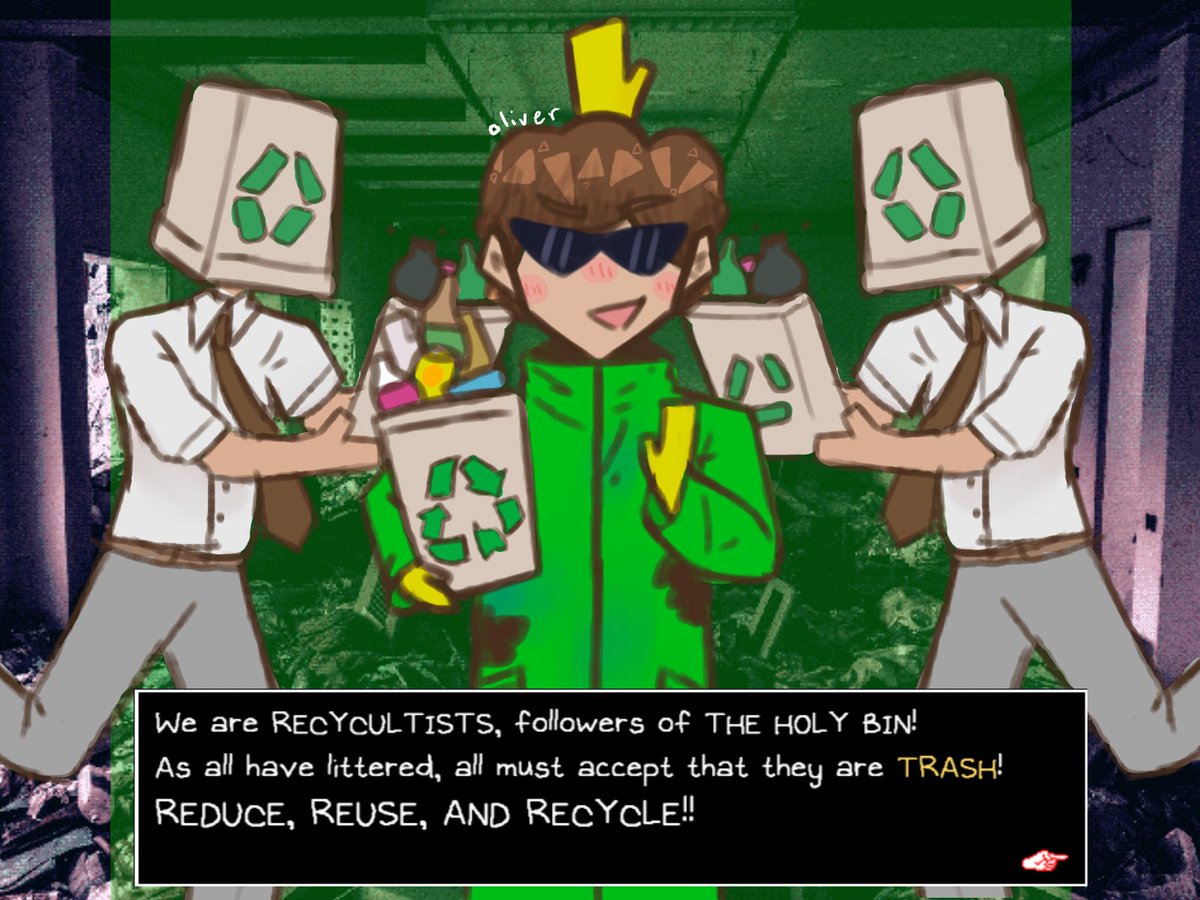 Mincy/ Bobble (COMMS OPEN) on Twitter: "RT @kaitos_scarf: REDUCE, REUSE, AND RECYCLE! #OMORI # ...