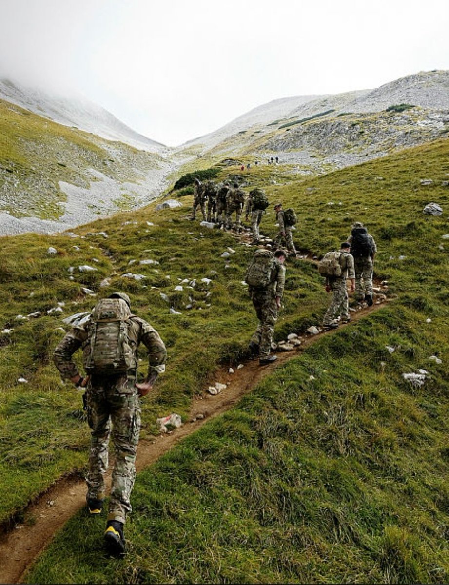 BootneckHistory on Twitter: "Y-Coy on a mountain march in the Slovenian mountains. Yankee ...