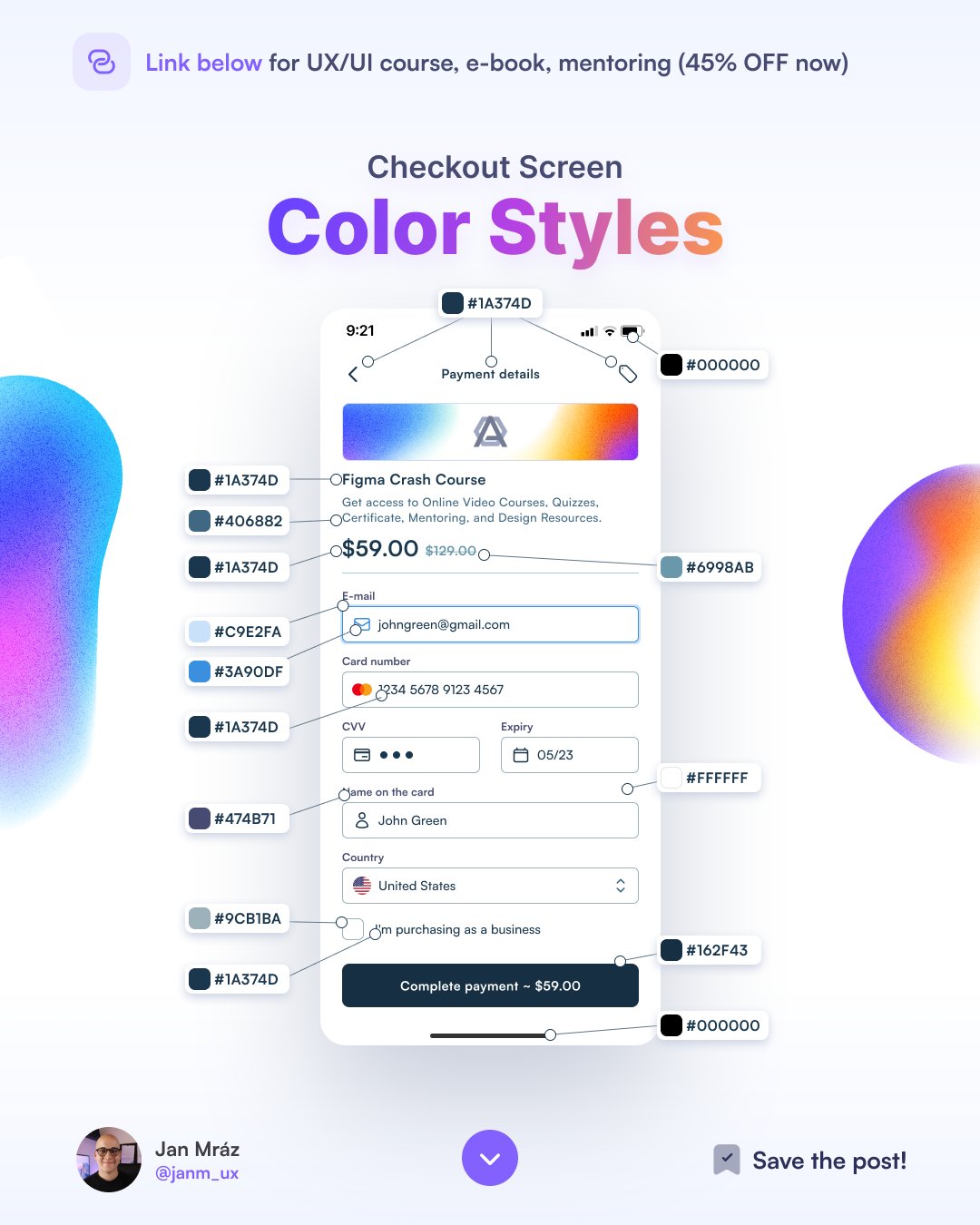 Jan Mraz - UX / UI Designer on Twitter: "Color styles https://t.co/J8gNzbmU4v" / Twitter