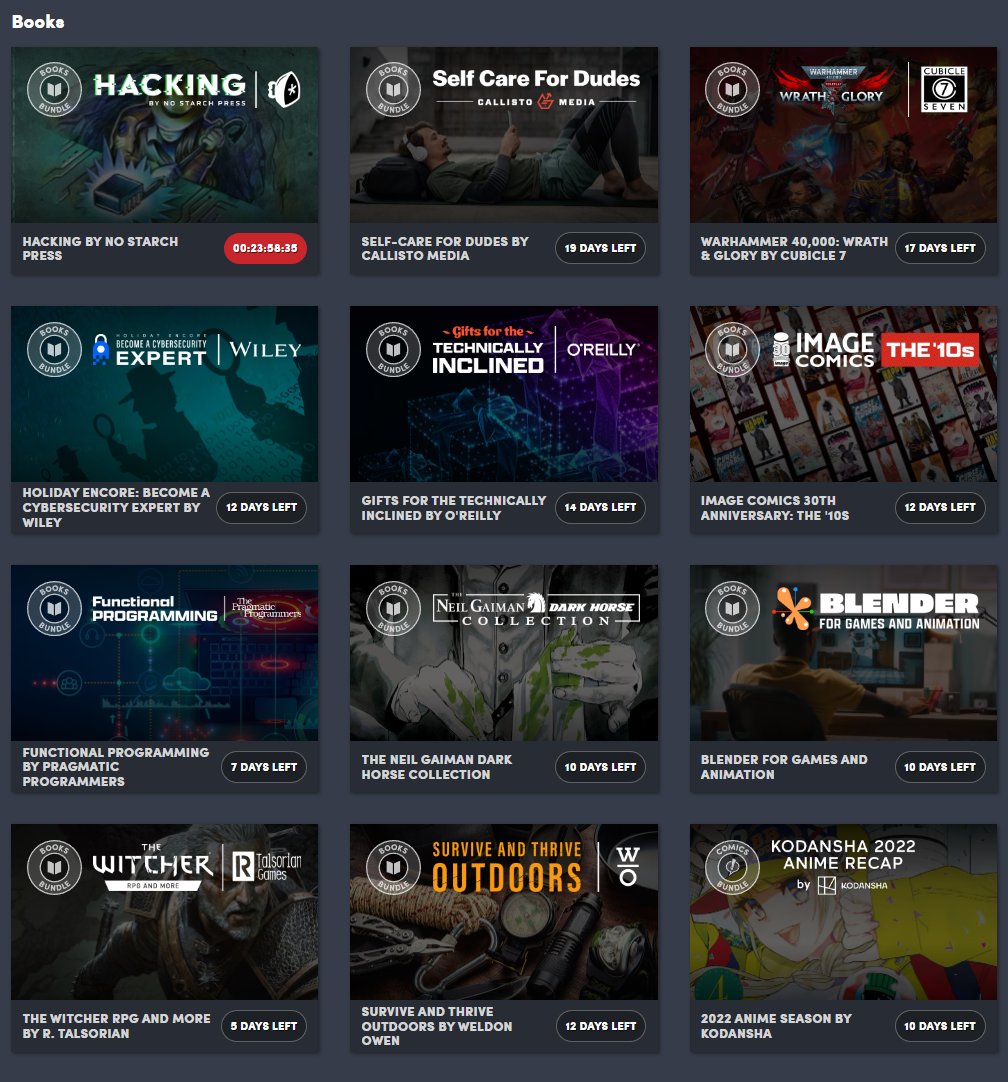 Wario64 on Twitter: "Current Humble Bundle offers http://bit.ly/3u5ujrw #ad"