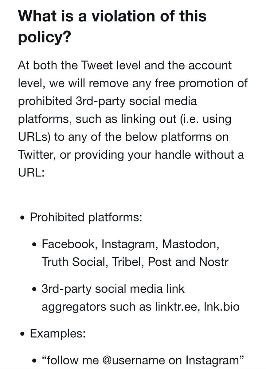 Culture Crave 🍿 on Twitter: "Link aggregators like linktree are also banned"